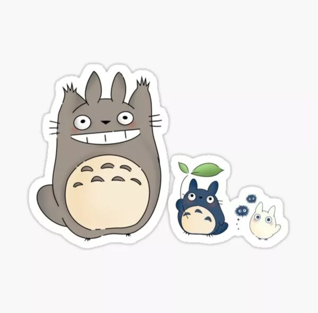 My Neighbour Totoro - Totoro Vinyl Sticker Decal | Eden Hunter Collectibles