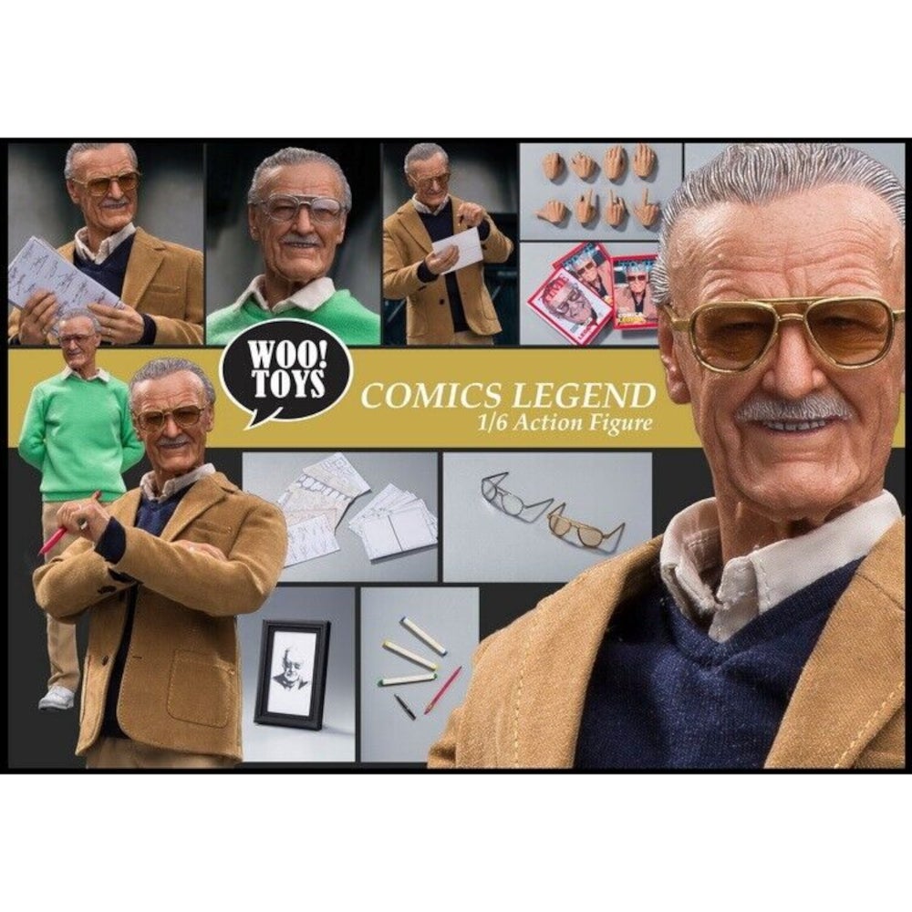 Marvel - Stan Lee Comics Legend 1/6 Scale Action Figure Woo Toys | Eden ...